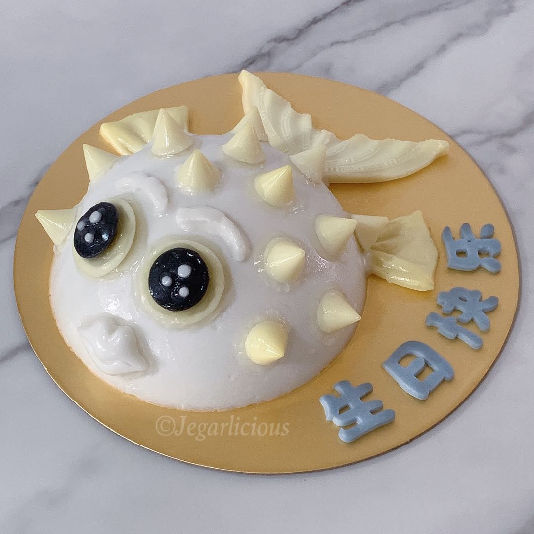 Customised Agar Spiky Fish, Food & Drinks, Homemade Bakes on Carousell