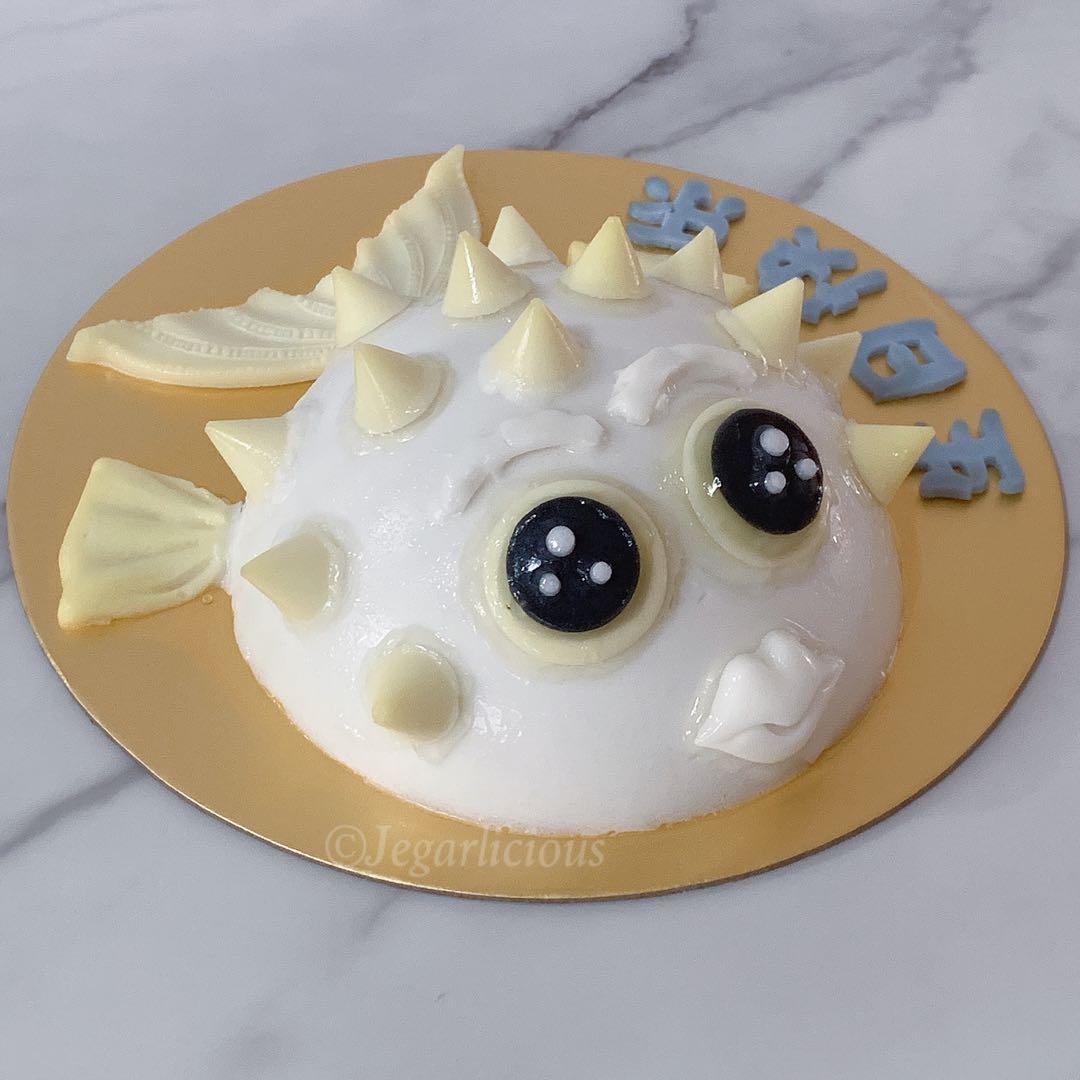 Customised Agar Spiky Fish, Food & Drinks, Homemade Bakes on Carousell