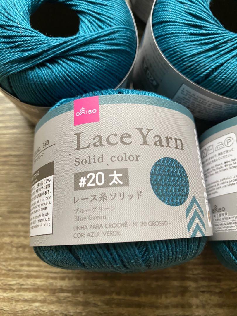 Daiso Lace Yarn, Hobbies & Toys, Stationery & Craft, Craft Supplies ...