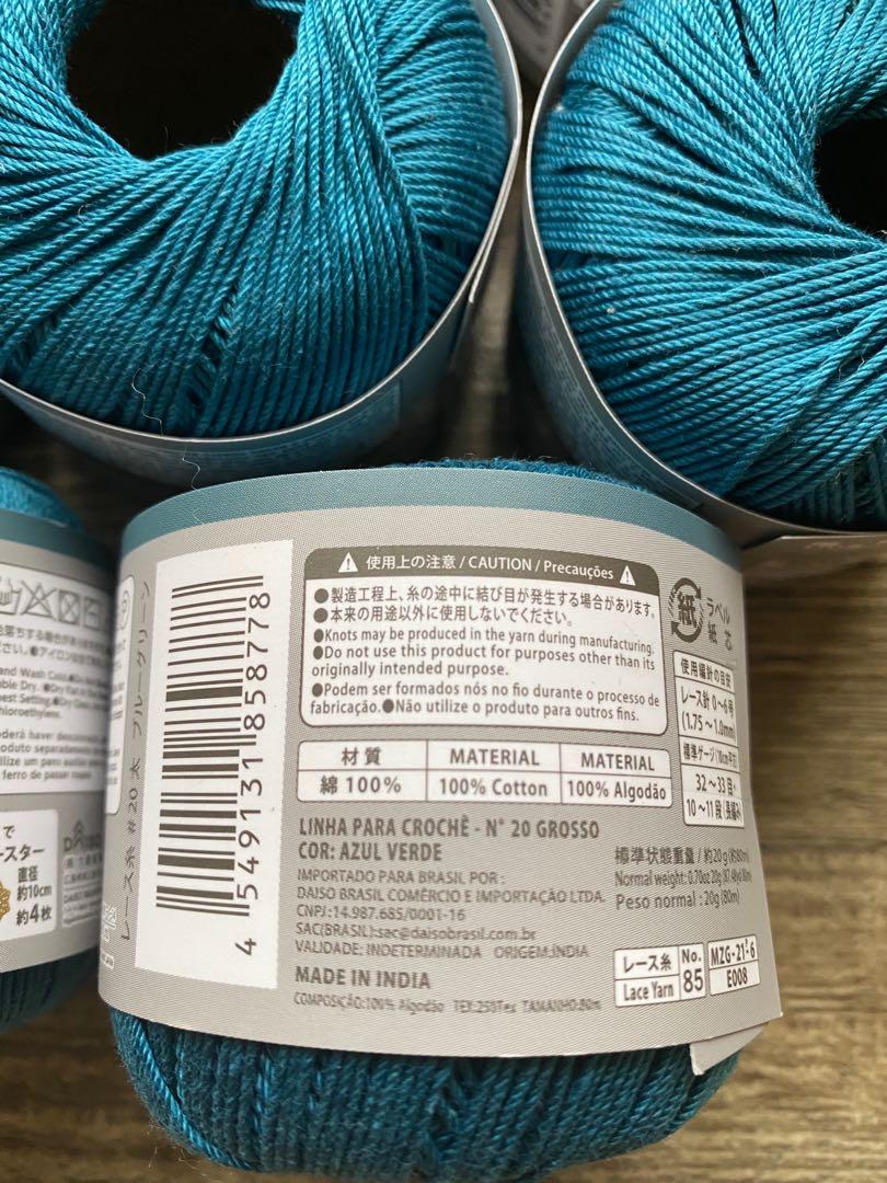 Daiso Lace Yarn, Hobbies & Toys, Stationery & Craft, Craft Supplies ...