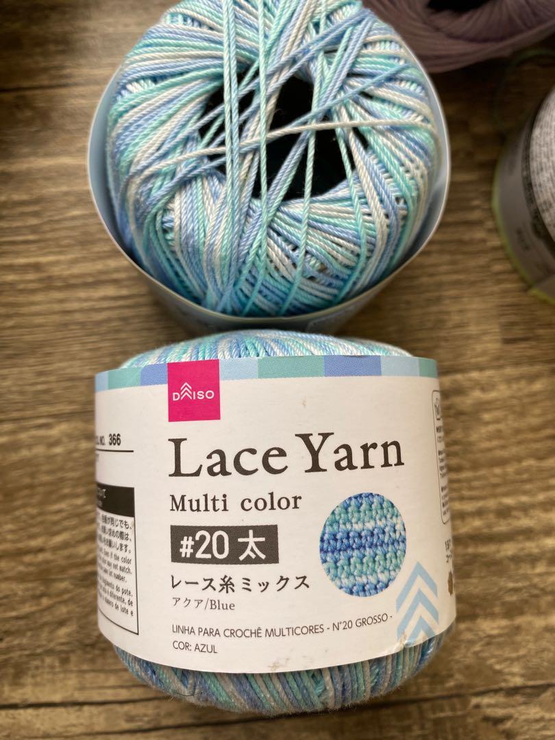 Daiso Lace Yarn Set, Hobbies & Toys, Stationery & Craft, Craft Supplies ...
