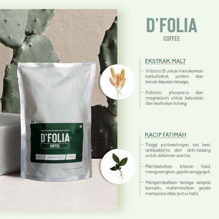 D'Folia Coffee Sendayu Tinggi, Health & Nutrition, Health Supplements ...