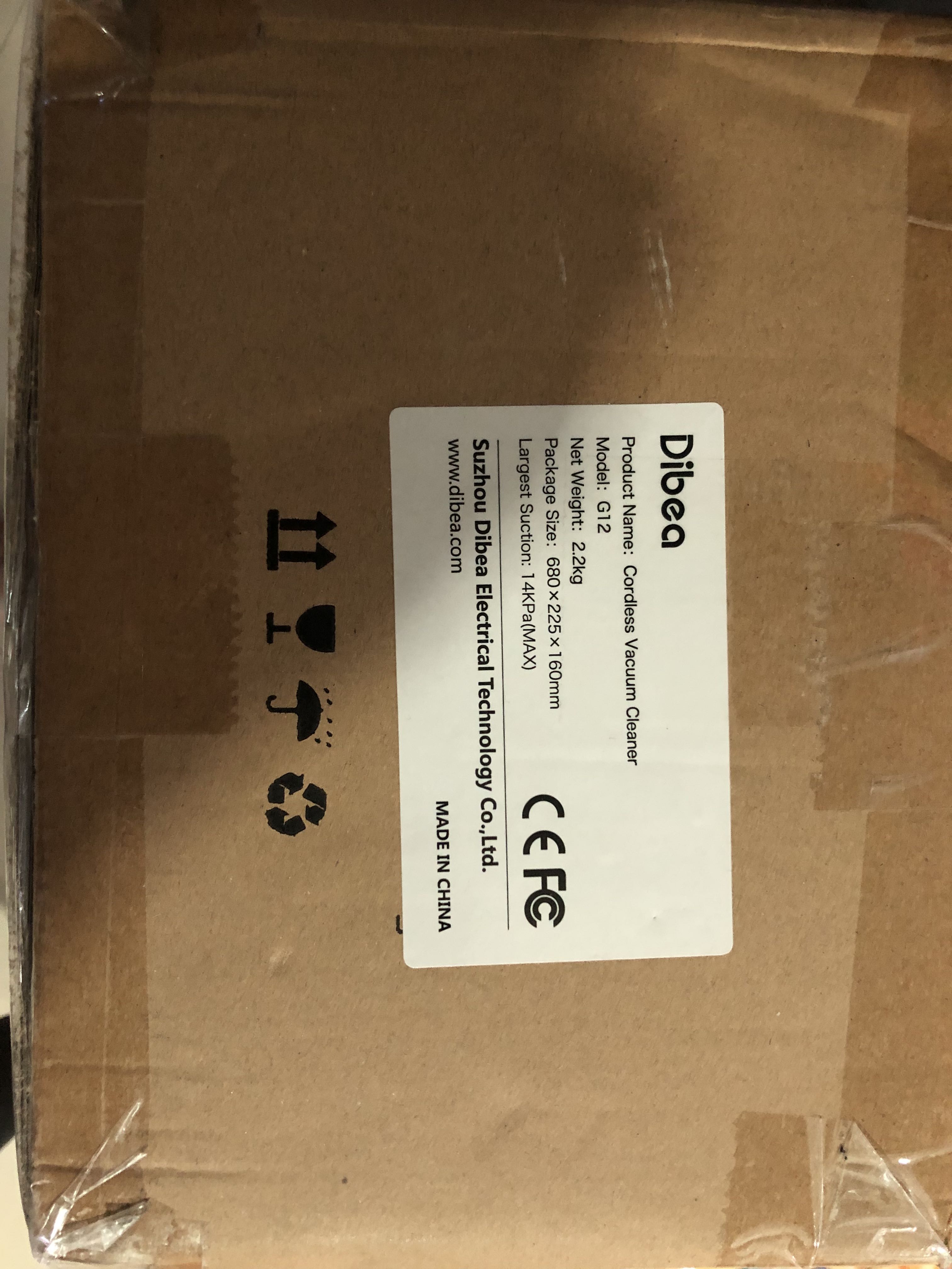 Dibea G12 - Cordless vacuum cleaner, Furniture & Home Living, Cleaning ...