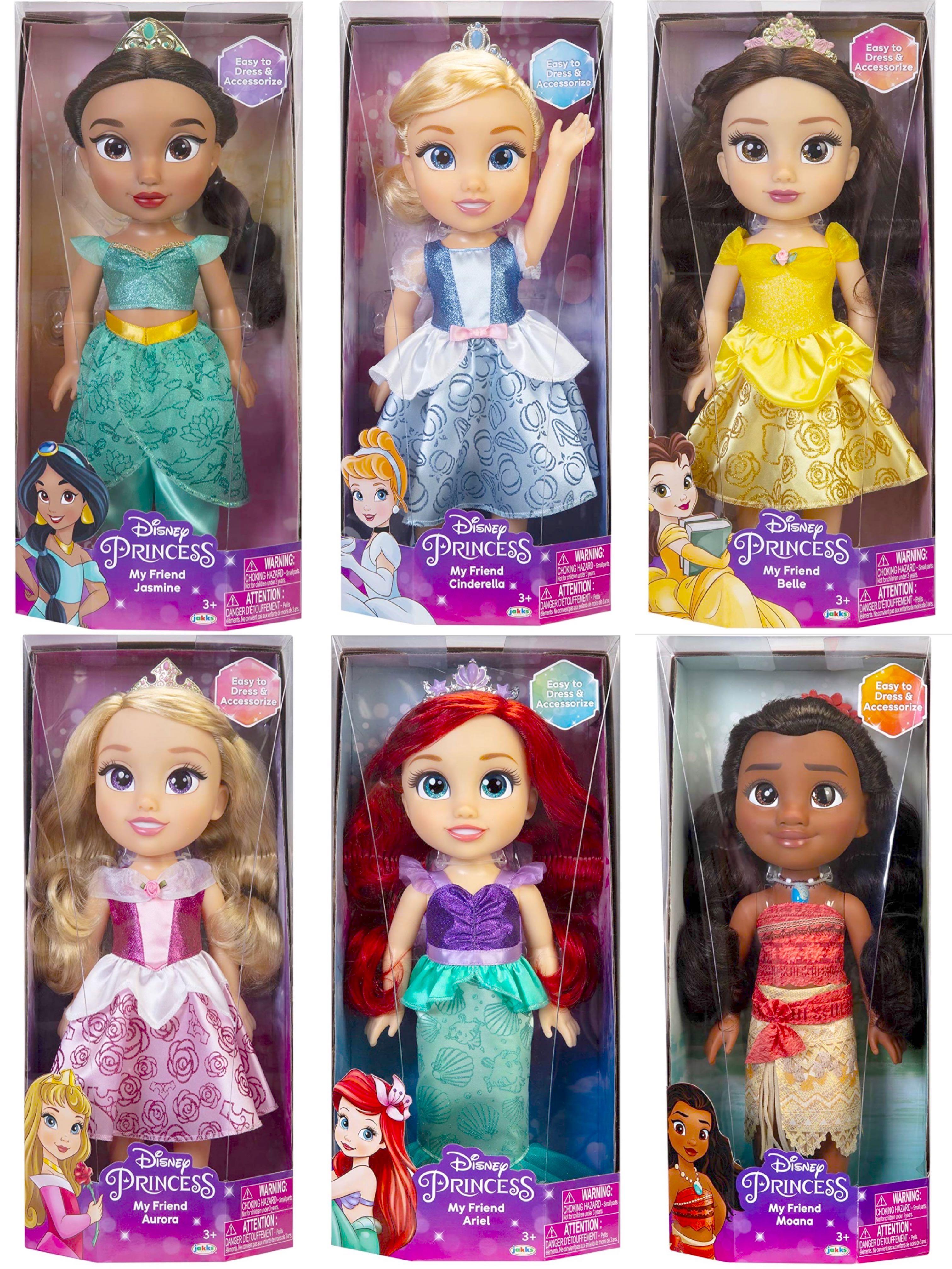 Disney Princess My Friend Aurora/Arial/Belle/Cinderella/Jasmine/Moana ...
