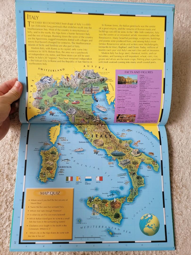 DK Children's Illustrated Atlas, Hobbies & Toys, Books & Magazines ...