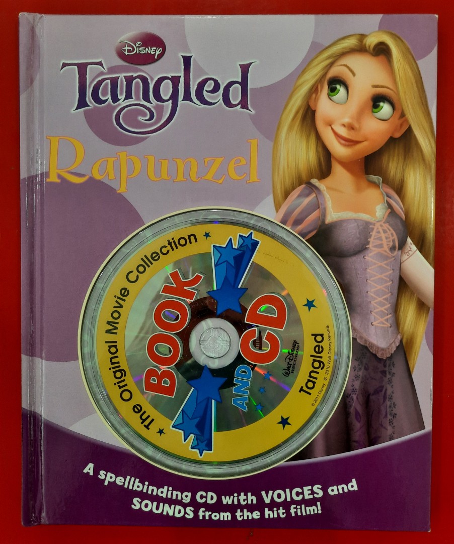 (ENG) Disney Tangled: Rapunzel (Book and CD), Hobbies & Toys, Books ...