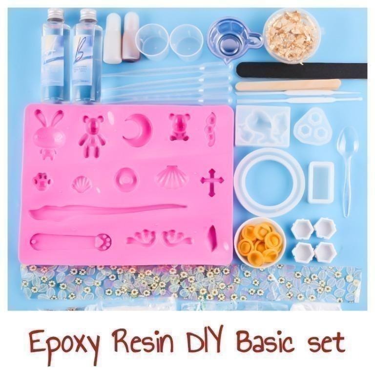 Epoxy Resin DIY Basic set for Beginners, Hobbies & Toys, Stationery ...