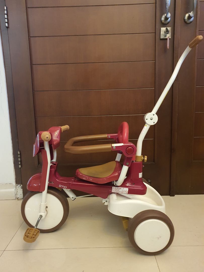 Foldable Iimo Tricycle #02 - sepeda roda tiga - original merah, Bayi ...