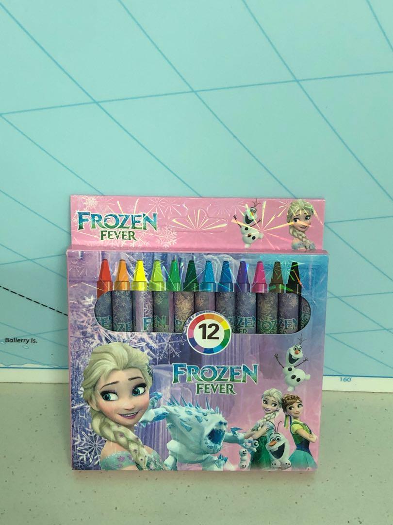 Frozen themed crayons, Hobbies & Toys, Stationery & Craft, Stationery ...
