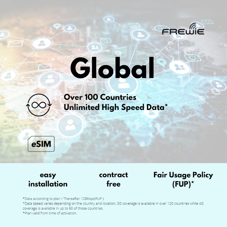 Global eSIM Data Plans on Carousell