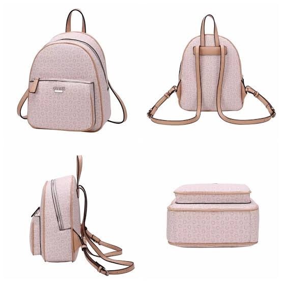 Guess pink chrome medium backpack, Women's Fashion, Bags & Wallets ...