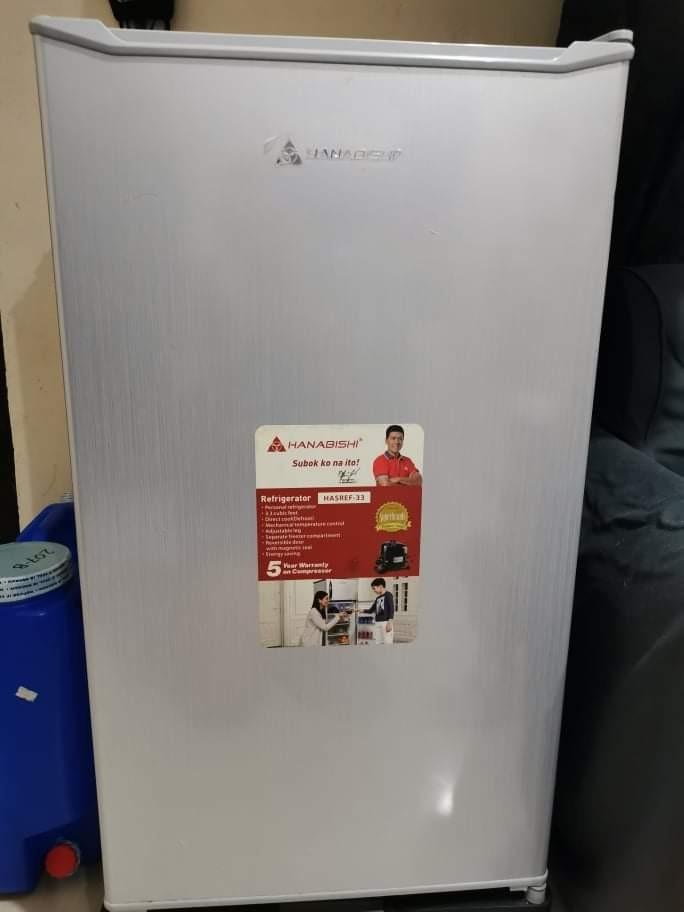 Hanabishi Refrigerator 3.3 cubic (REPRICED!), TV & Home Appliances ...
