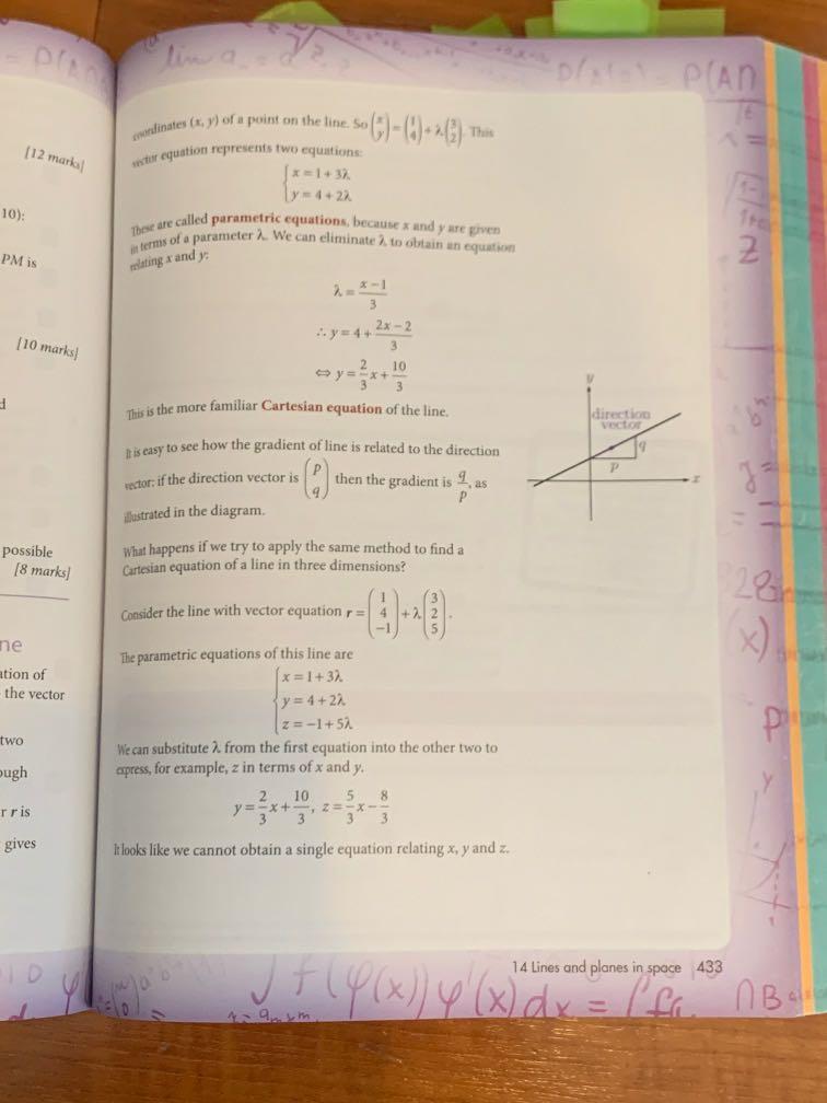 IB HL Math textbook + Statistics & Probability practice book, Hobbies ...