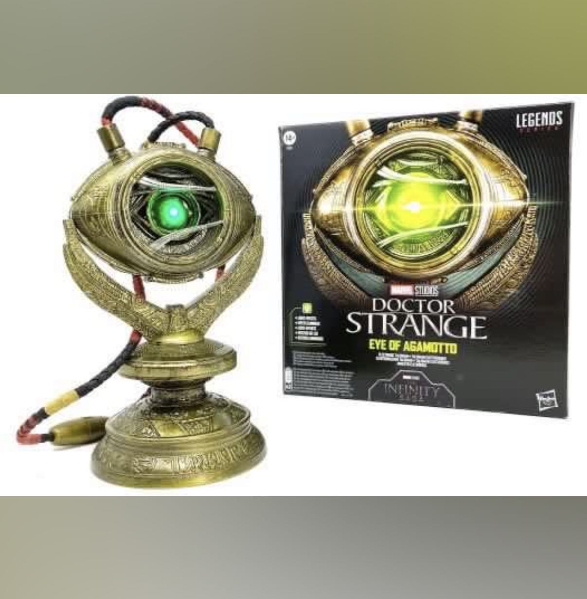 [In hand] Hasbro Marvel Legends Doctor Strange Eye Of Agamotto ...
