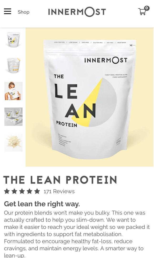 Innermost whey protein lean - 600g, Health & Nutrition, Health ...