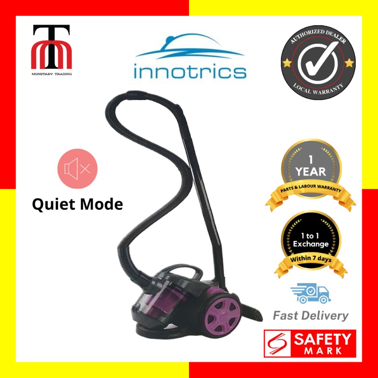 Innotrics 1200W Dual Cyclone Vacuum Cleaner, TV & Home Appliances ...