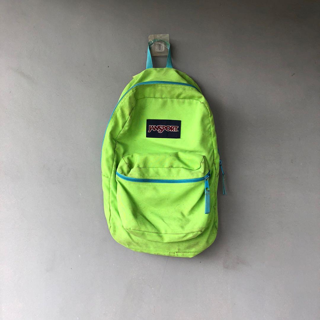Jansport Neon Backpack, Men's Fashion, Bags, Backpacks on Carousell