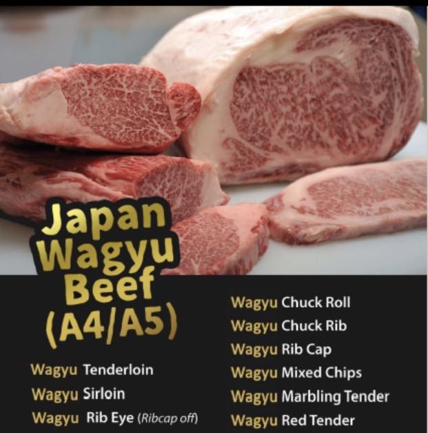 Japanese A4/A5 Wagyu Beef 100gm/36, Food & Drinks, Fresh Produce on ...