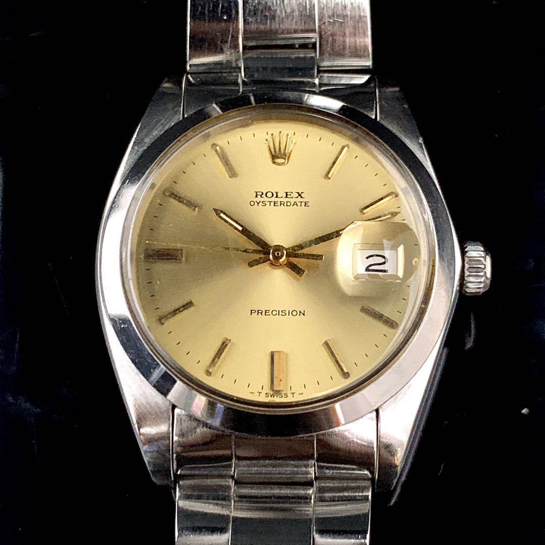 JE- 6694 Rolex 34mm Mens Watch, Luxury, Watches on Carousell