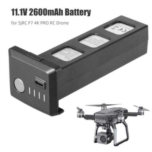 JRC F7 4K PRO RC Drone 11.1V 2600mAh Rechargeable Lithium Battery ...