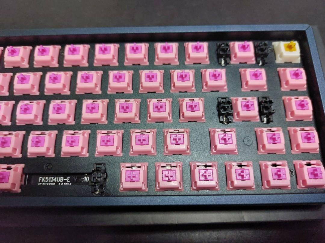 Keychron K6 w/ Gazzew Boba Gum Silent Linear Switches, Computers & Tech ...