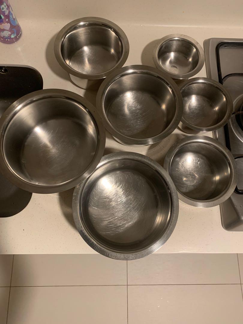 Kitchen pan (Indian style stainless steel pan), TV & Home Appliances ...