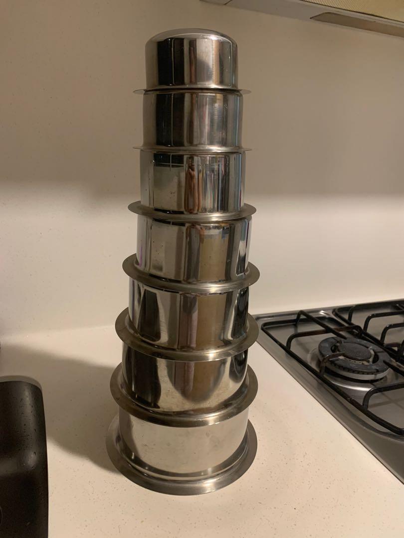 Kitchen pan (Indian style stainless steel pan), TV & Home Appliances ...