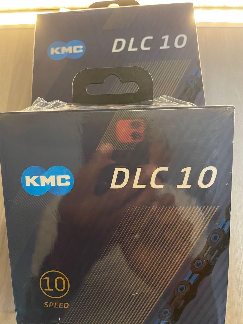 KMC DLC 10 speed chain (Black/Blue), Sports Equipment, Bicycles & Parts ...
