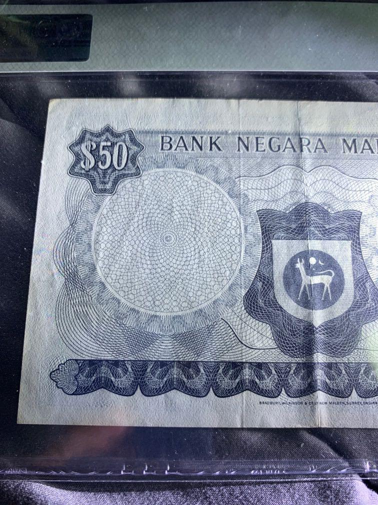 Malaysia third series RM 50 ringgit nice number no 4/7, Hobbies & Toys ...