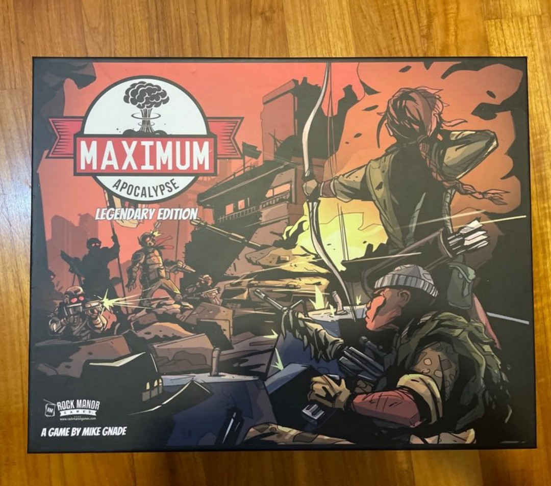 Maximum Apocalypse Legendary Edition Kickstarter Board Game, Hobbies ...