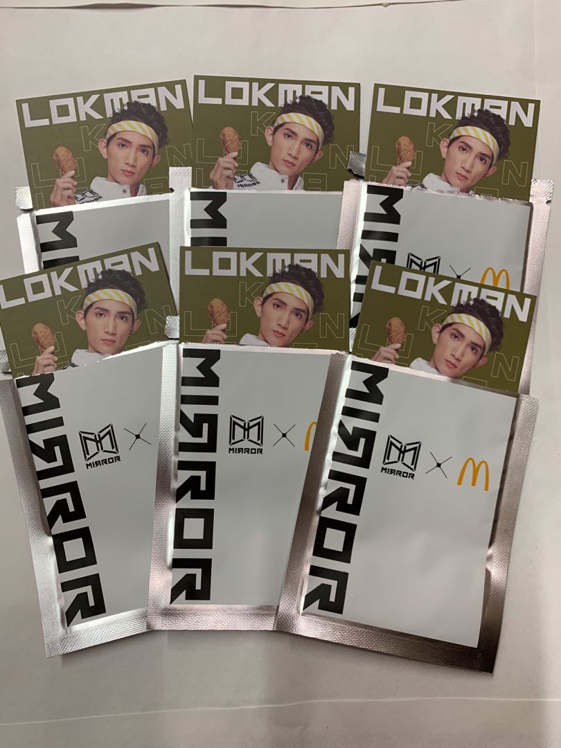 Mirror X Lokman 麥當勞卡1張, 興趣及遊戲, 收藏品及紀念品, 明星周邊 - Carousell