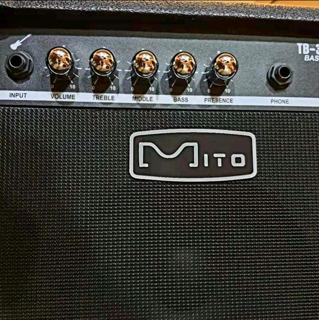 Mito TB-30 30w 8" Bass Guitar Amplifier Speaker Box # Yamaha Ibanez ...