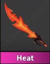 mm2 heat knife, Video Gaming, Gaming Accessories, In-Game Products on ...