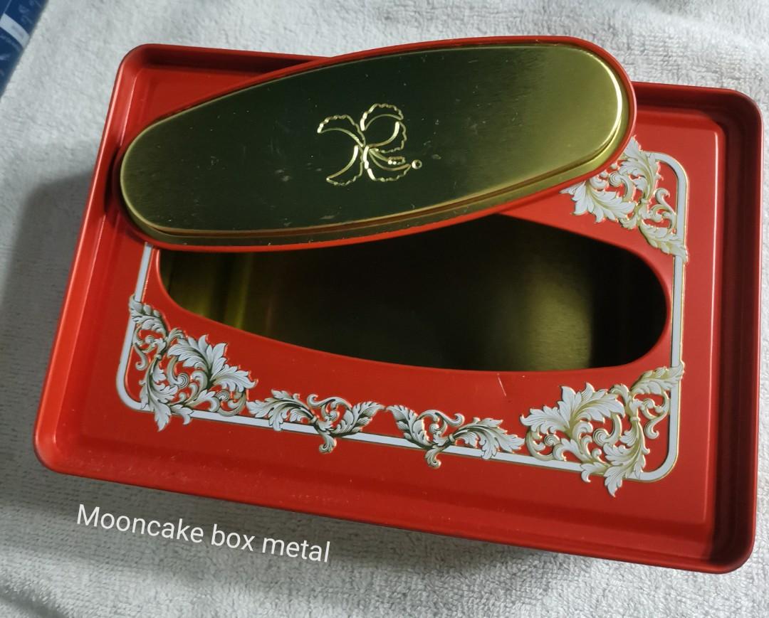 Mooncake box metal, Furniture & Home Living, Home Improvement ...