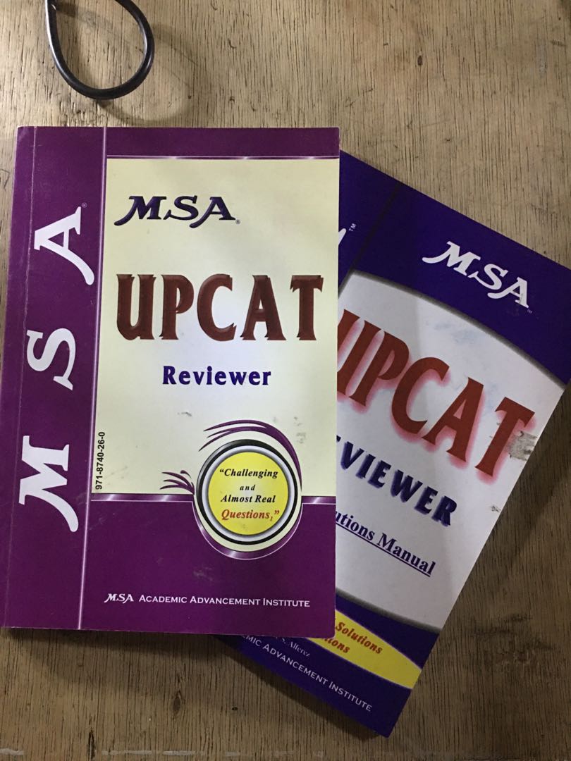MSA UPCAT Reviewer, Hobbies & Toys, Books & Magazines, Assessment Books ...