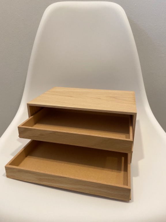 MUJI Wooden Storage tray 2 drawers, Furniture & Home Living, Home ...