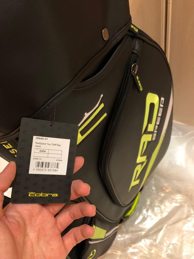 NEW 2021 VESSEL X Cobra RADSPEED TOUR STAFF CART BAG [NEW IN BOX] (With ...