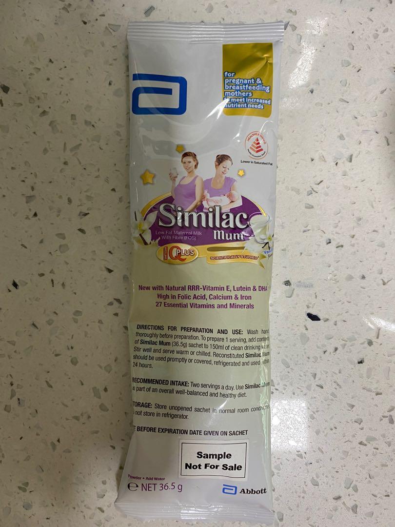 NEW Similac Mum 400g (Strawberry Yogurt flavour) + 1 Similac Mum sample ...