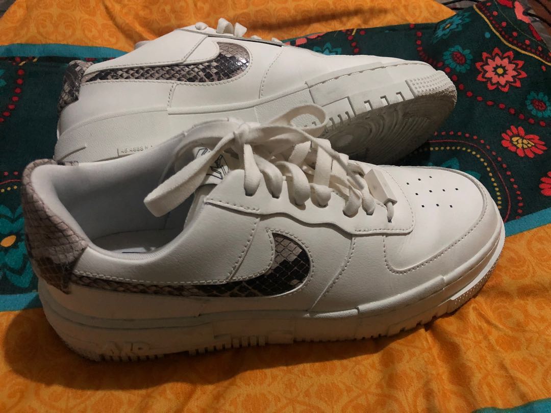 Nike AF1 Pixel Snake skin, Women's Fashion, Footwear, Sneakers on Carousell
