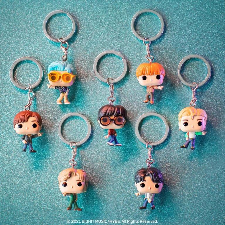 ON HAND BTS Dynamite Pocket Pop Keychain ( rm jin jhope yoongi jimin taehyung jungkook bt21 ...