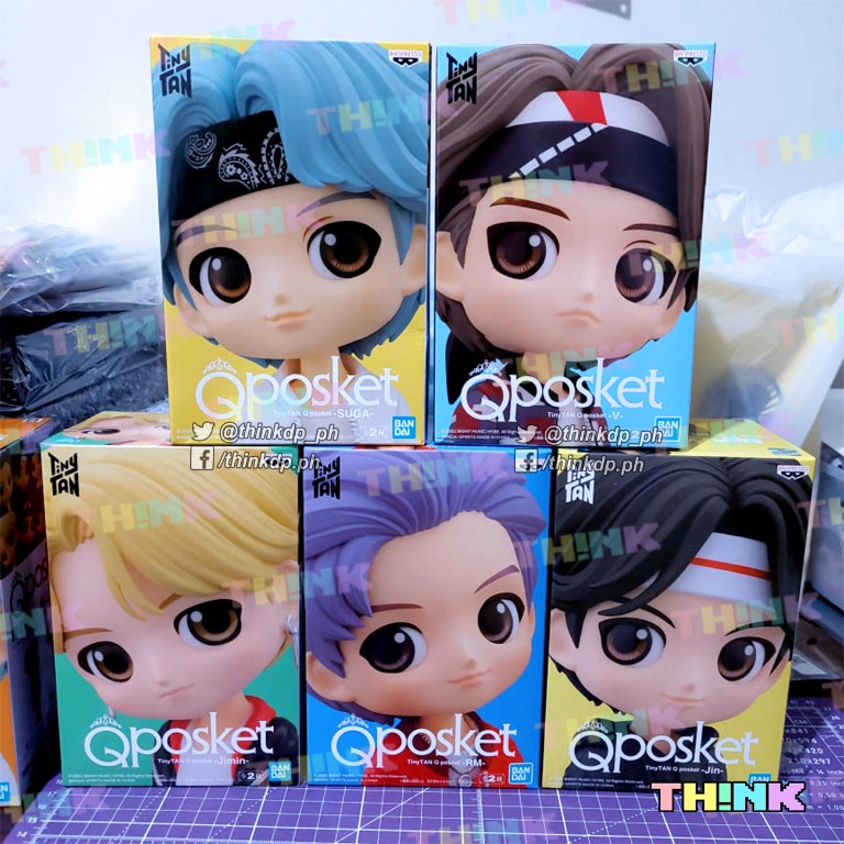 ON HAND Tinytan Qposket ( BTS rm jin jhope yoongi jimin taehyung jungkook bt21 q posket ...