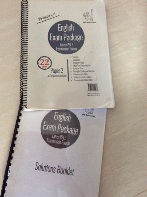PhD Education English Exam package (Primary 6) , Hobbies & Toys, Books ...
