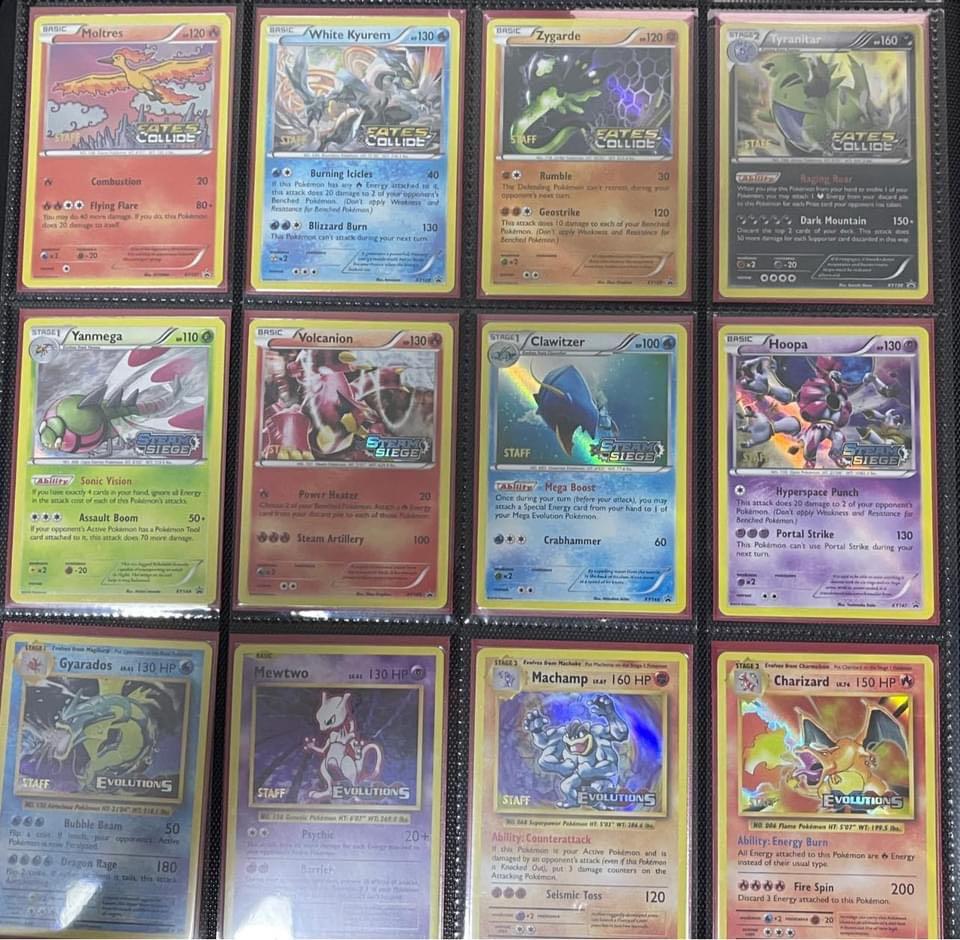 Pokemon TCG Staff Pre-Release collection, Hobbies & Toys, Toys & Games ...