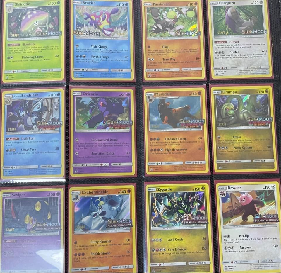 Pokemon TCG Staff Pre-Release collection, Hobbies & Toys, Toys & Games ...