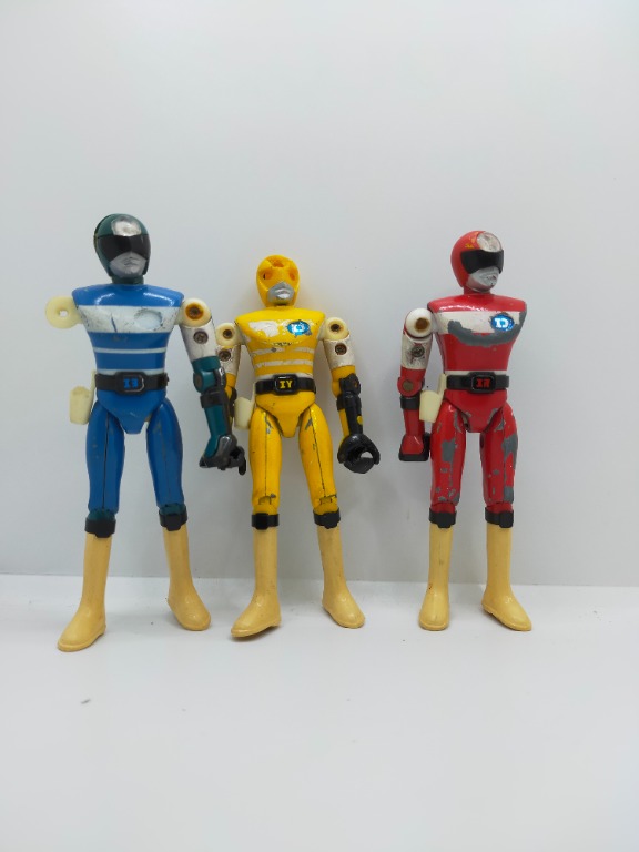 Power Rangers Metal diecast Vintage Figures as spare parts, Hobbies ...