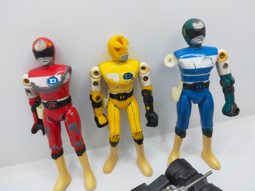 Power Rangers Metal diecast Vintage Figures as spare parts, Hobbies ...