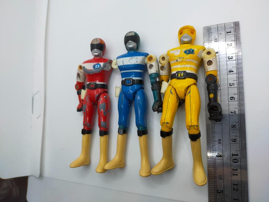 Power Rangers Metal diecast Vintage Figures as spare parts, Hobbies ...