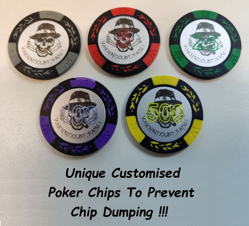 【Prevent Chip Dumping】Unique Personalised Customised Poker Chips To ...