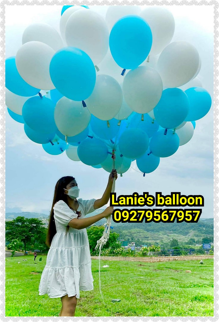 printed flying helium balloon, Hobbies & Toys, Stationary & Craft ...
