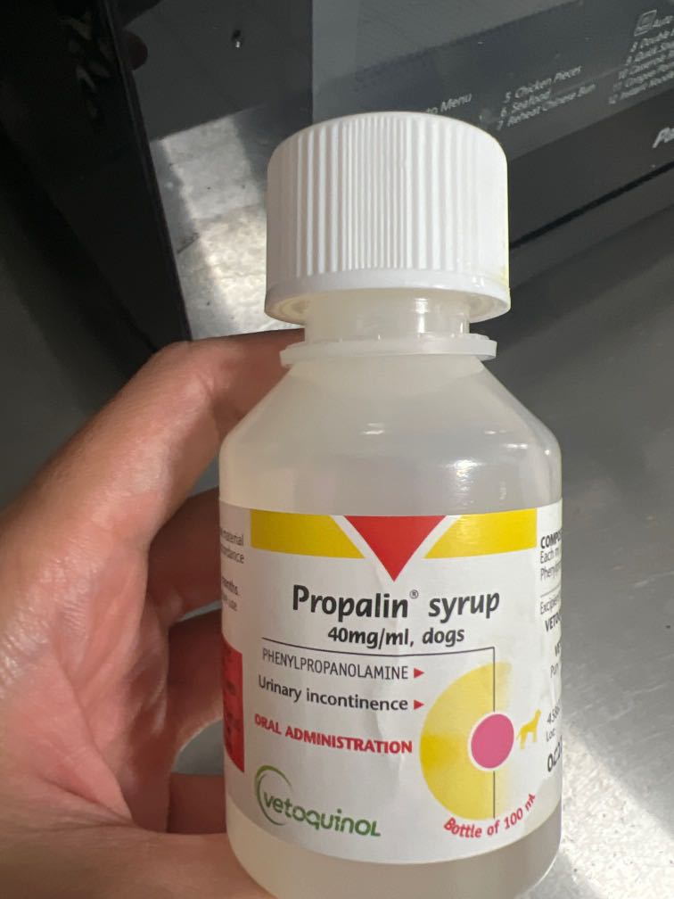 Propalin Syrup for urinary incontinence, Pet Supplies, Pet Food on ...